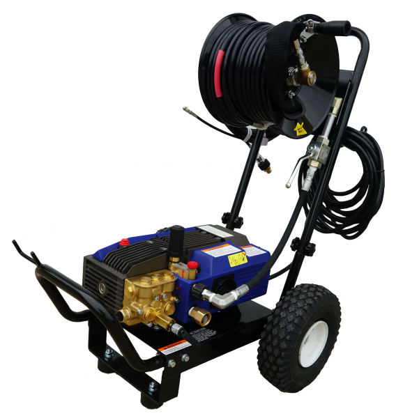 Cam Spray Electric Powered Portable Sewer and Drain Jetter