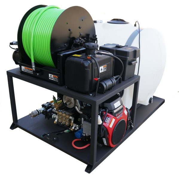 Van Mount Gas Powered 12 gpm, 3000 psi Cold Water Sewer and Drain Jetter